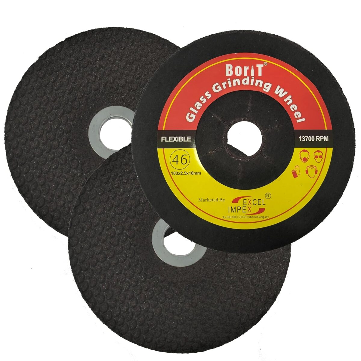 Borit Glass Grinding Wheel - 4" dia - Excel Glass Arts